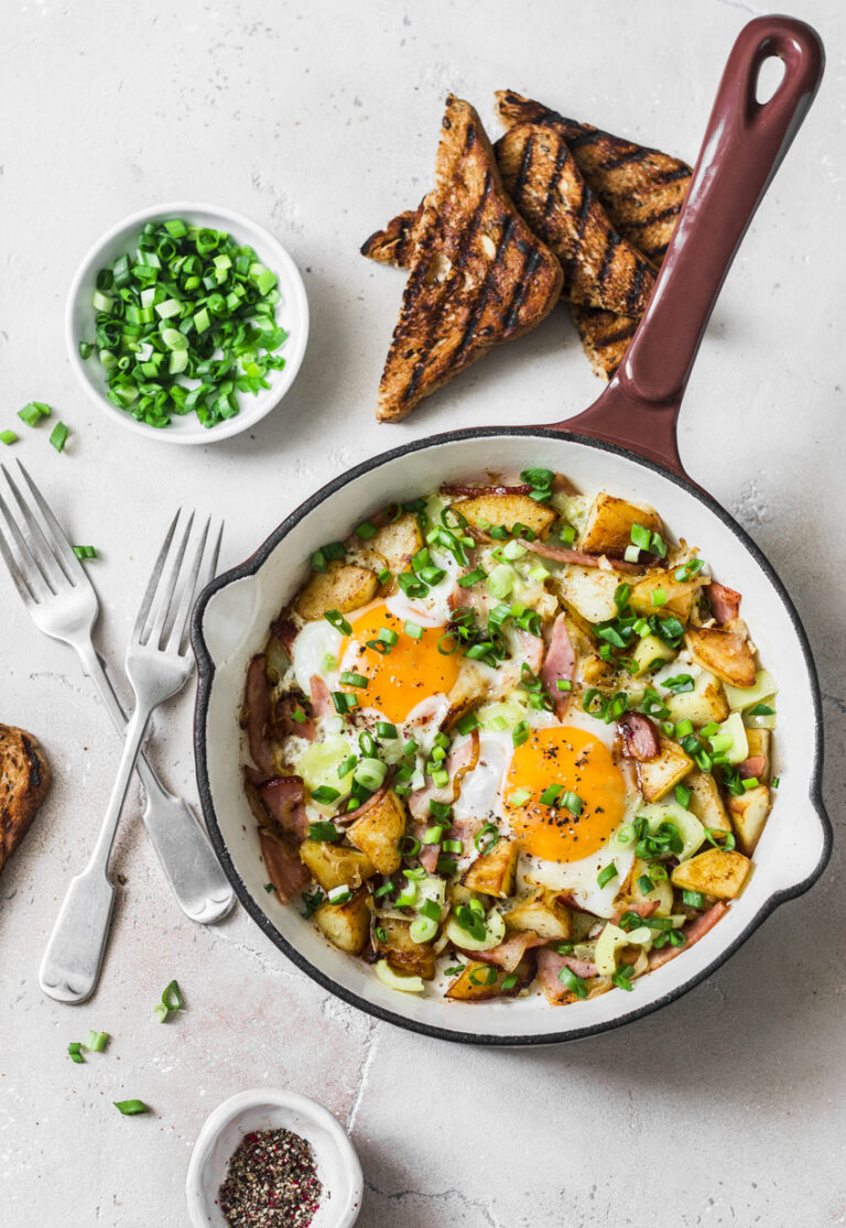 Potato & Ham Hash Breakfast Bake – Healthy Habits Blog
